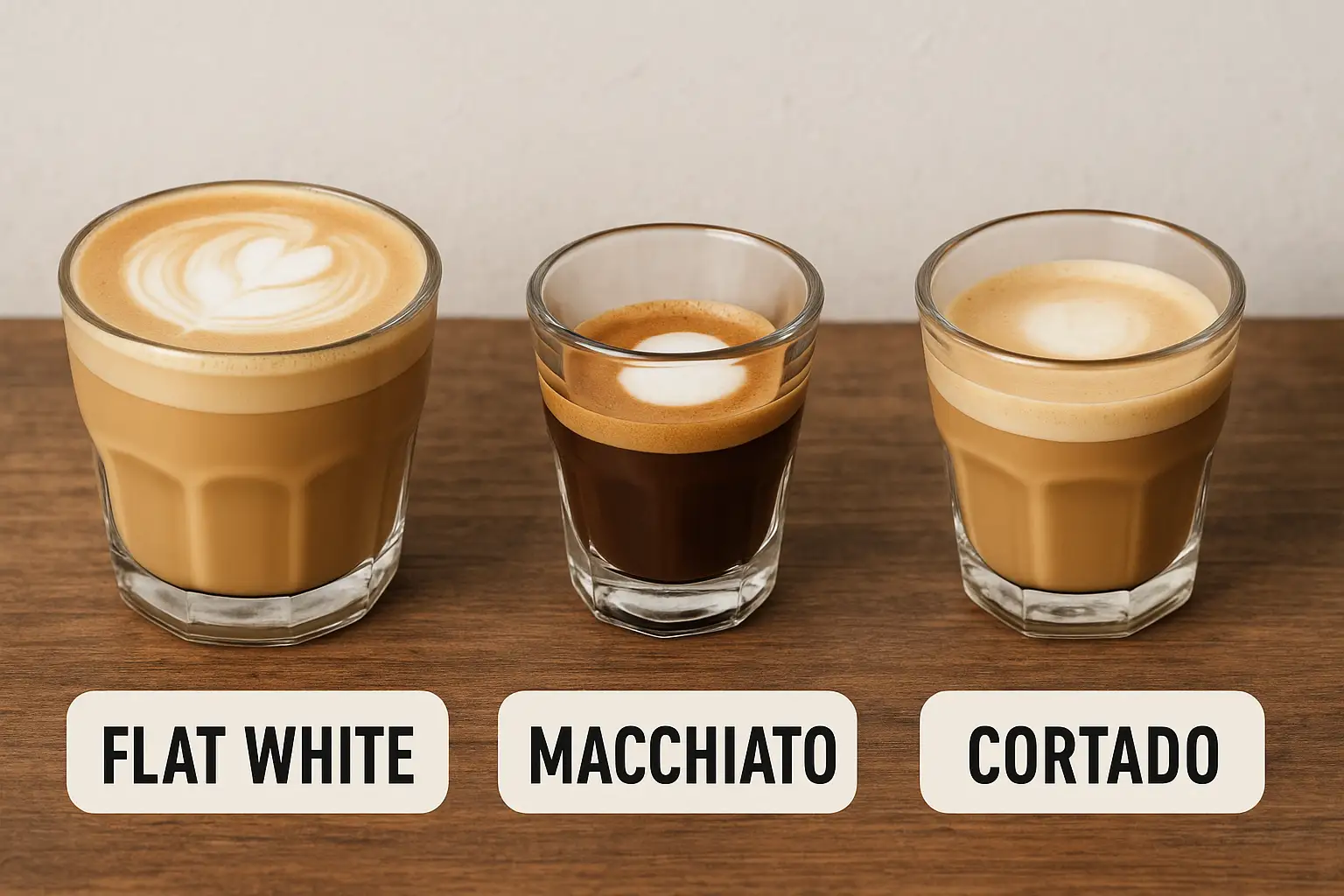 Flat White vs Macchiato vs Cortado: Espresso Drinks Compared